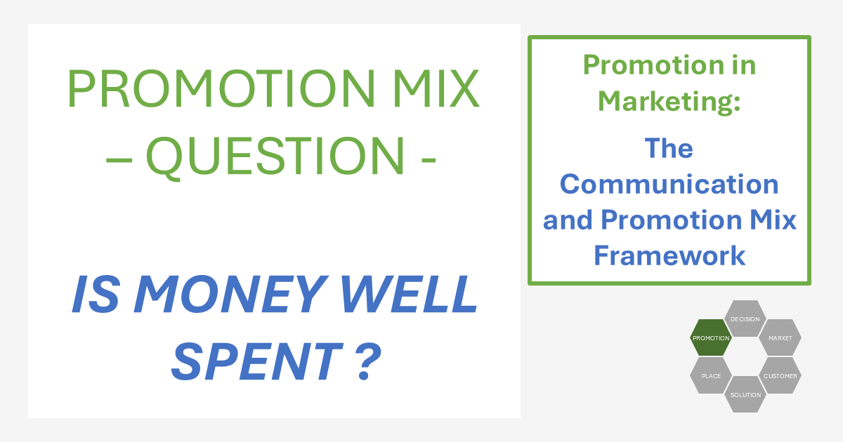 Promotion in Marketing – The Communication and Promotion Mix